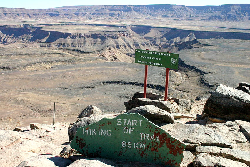 Hiker dies in Fish River Canyon